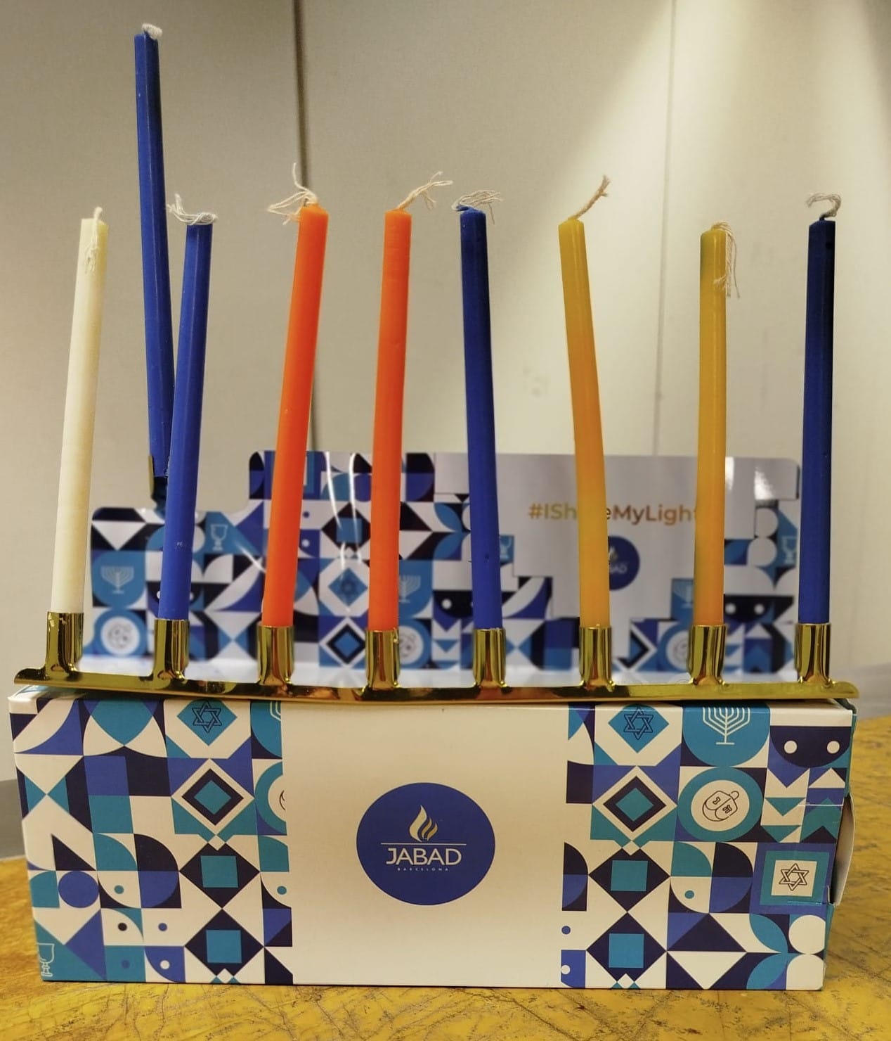 Kit de velas de Hanuka - Call Barcelona.